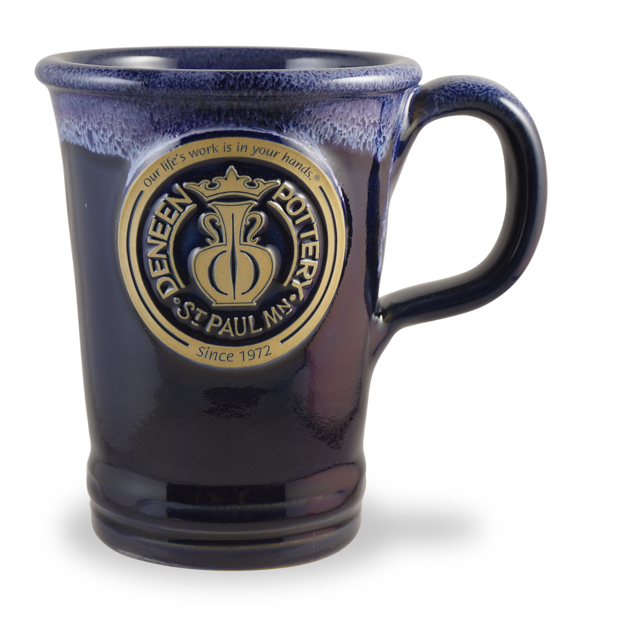 DENEEN RETRO - COMMUTER - MIDNIGHT W/ LILAC WHITE – Deneen Pottery